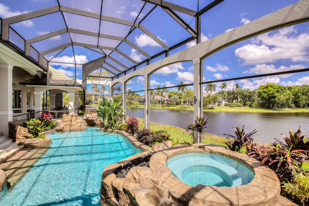 Sophisticated Pool Cage Renovation | Harwick Homes