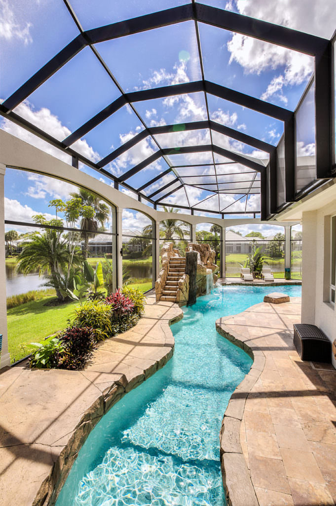 Sophisticated Pool Cage Renovation | Harwick Homes