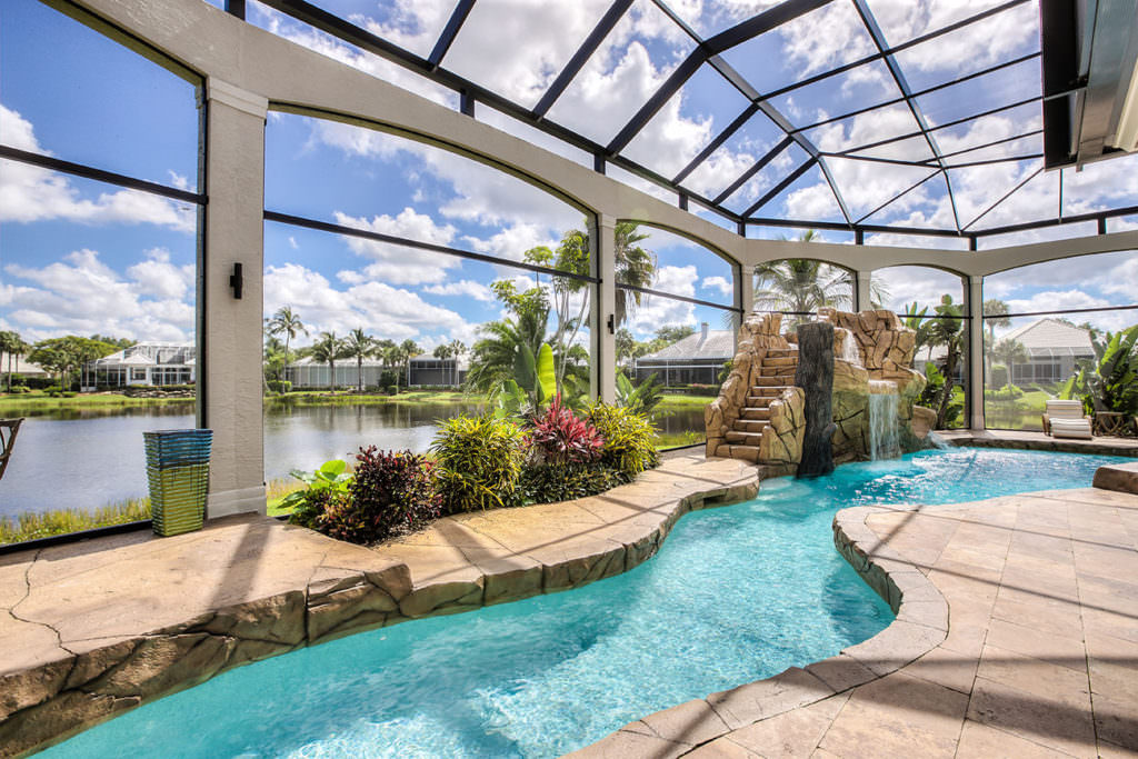 Sophisticated Pool Cage Renovation | Harwick Homes