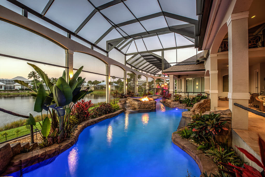 Sophisticated Pool Cage Renovation | Harwick Homes